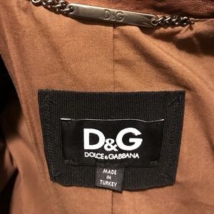 D&G | Jackets & Coats | Authentic Dg Leather Jacket | Poshmark